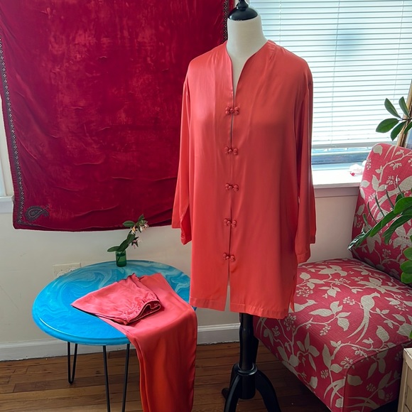 Intimates & Sleepwear | New Chinese Luxurious Style Women Silk Pajamas ...